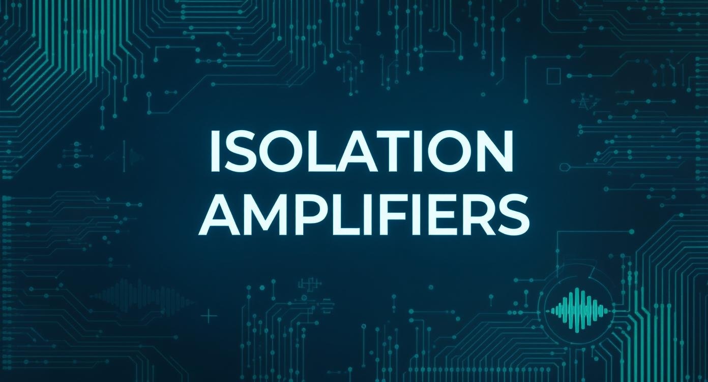 Isolation Amplifiers: A Critical Technology Explained in Modern Electronic Systems